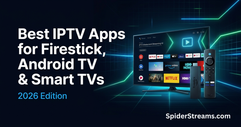 Best IPTV Apps for Firestick, Android TV & Smart TVs in 2026 ...